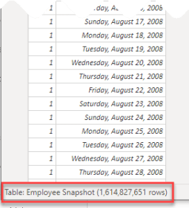 Loading 1.6 Billion Rows Snapshot Table with Power Query – Sergio Murru