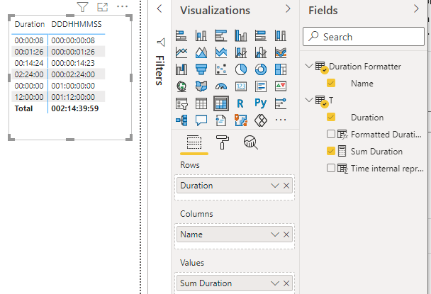 Duration Formatting in Power BI with Calculation Groups – Sergio Murru